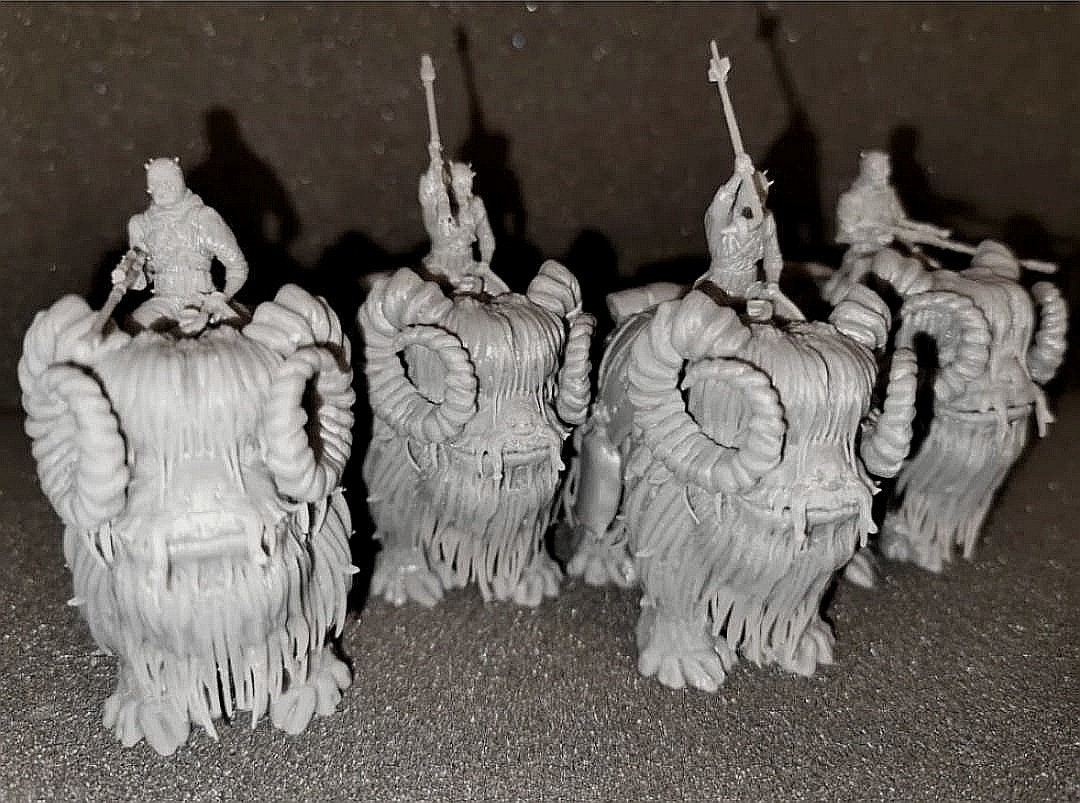 Bantha Raider, Desert Warrior, Desert People Star Wars Legion 3D ...
