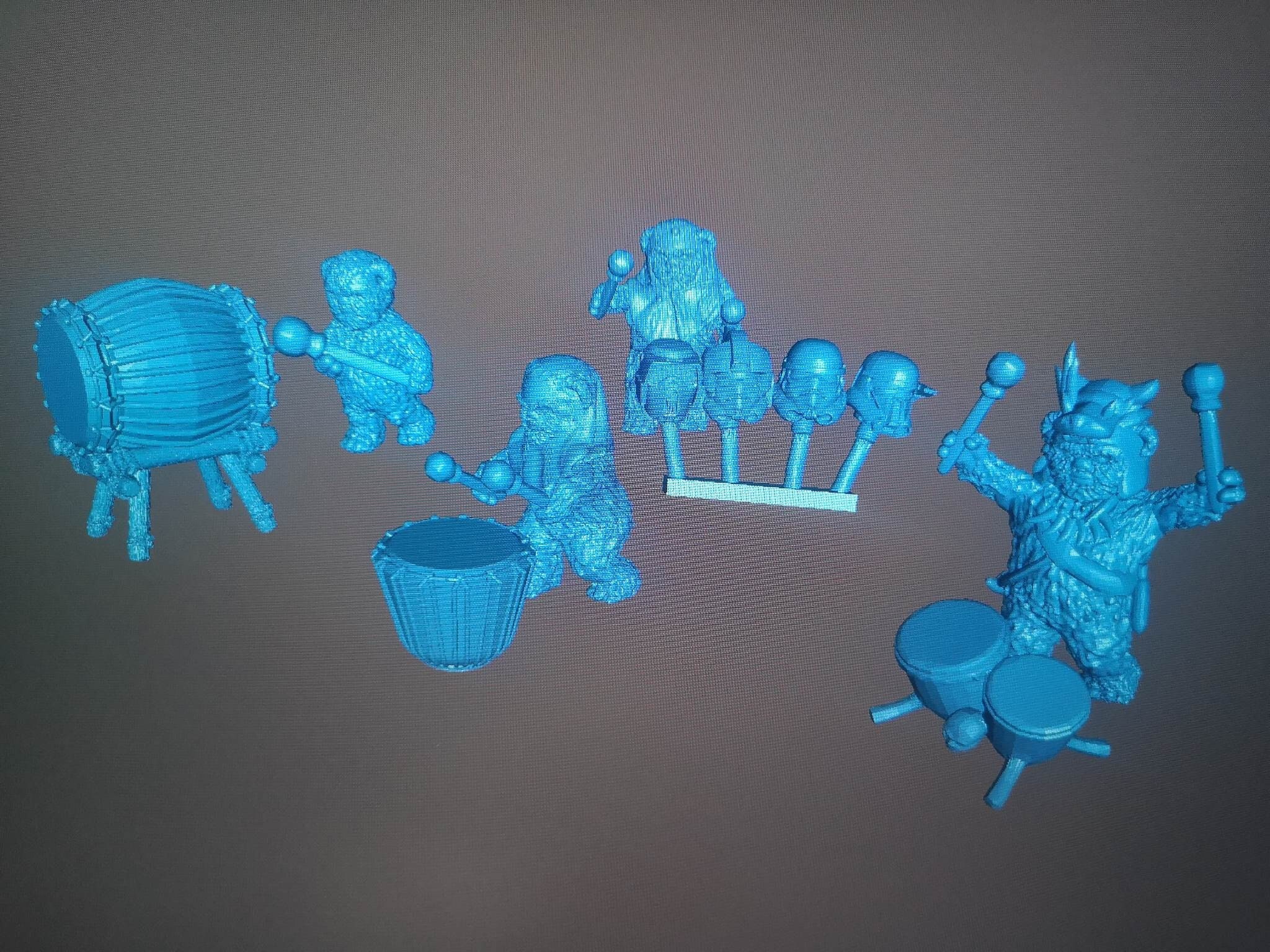 Ewok Band, Endor Star Wars, Star Wars Legion 3D Printed Models in Scale ...