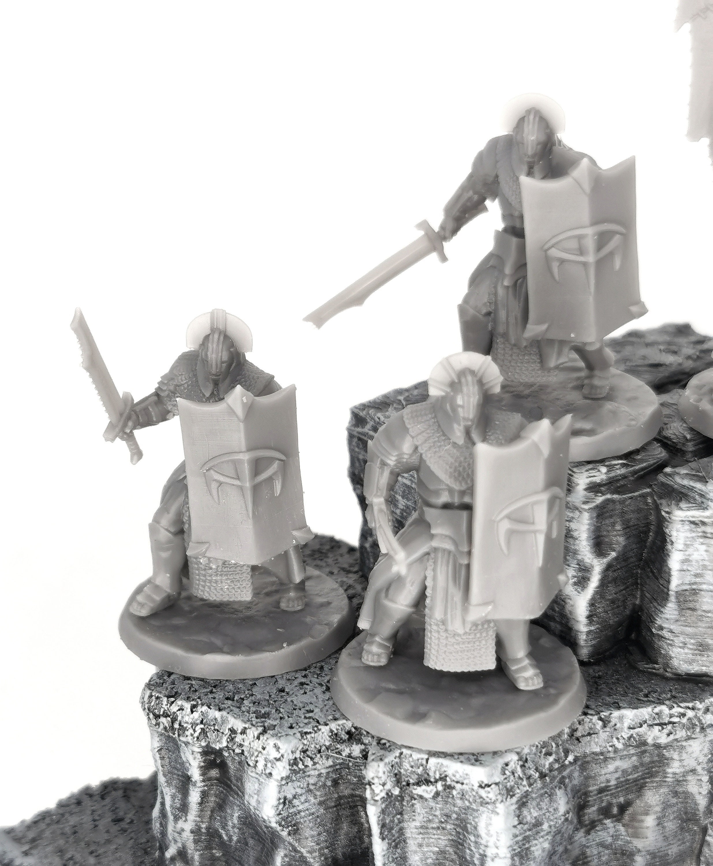 Black Guard of Barad Dur. 28mm. Set of 6 Models. 3D Printed. - Etsy