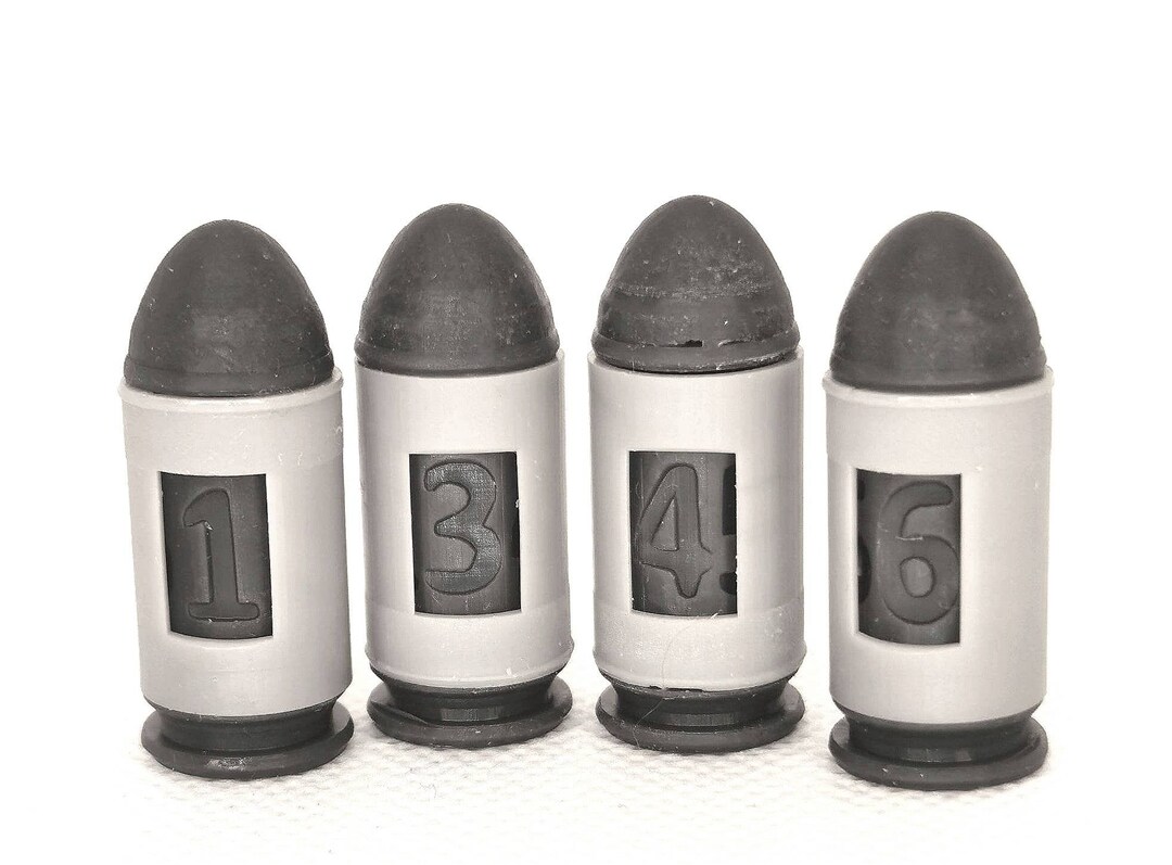 Arkham Horror LCG Ammo Counters. Bullet Shaped. Set of 4. 3D - Etsy