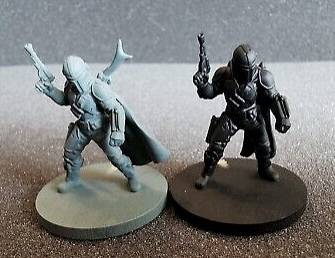 Mando, Mandalorian. 3D Printed. Great Alt for Star Wars Legion. - Etsy