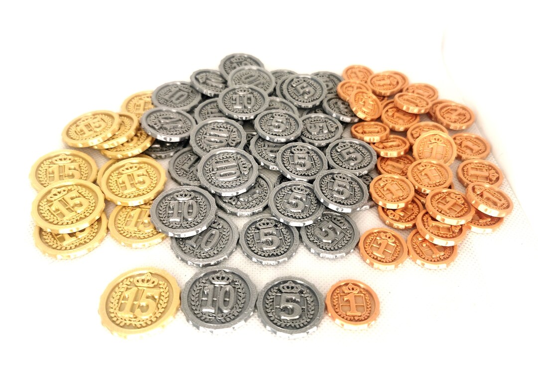 Brass Birmingham, Lancashire Set of Deluxe Coins. 3D Printed, Fdm. - Etsy