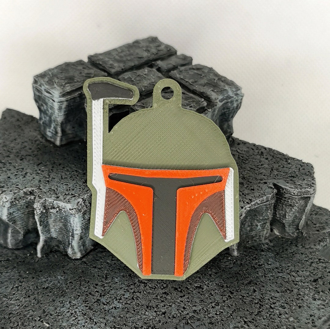 Boba Fett Keychain 3D Printed Top Quality. - Etsy