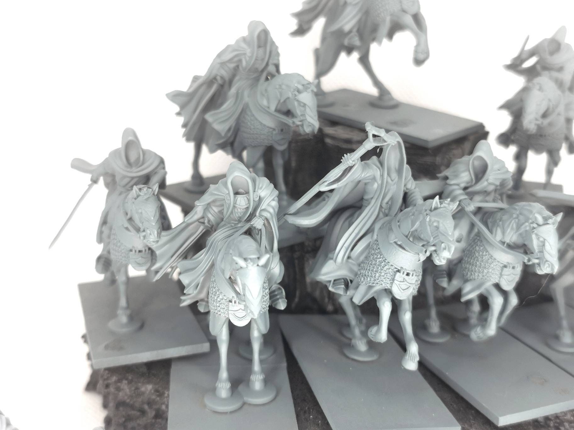 Nazguls Black Riders Full Set of 9 Mounted and Dismounted - Etsy