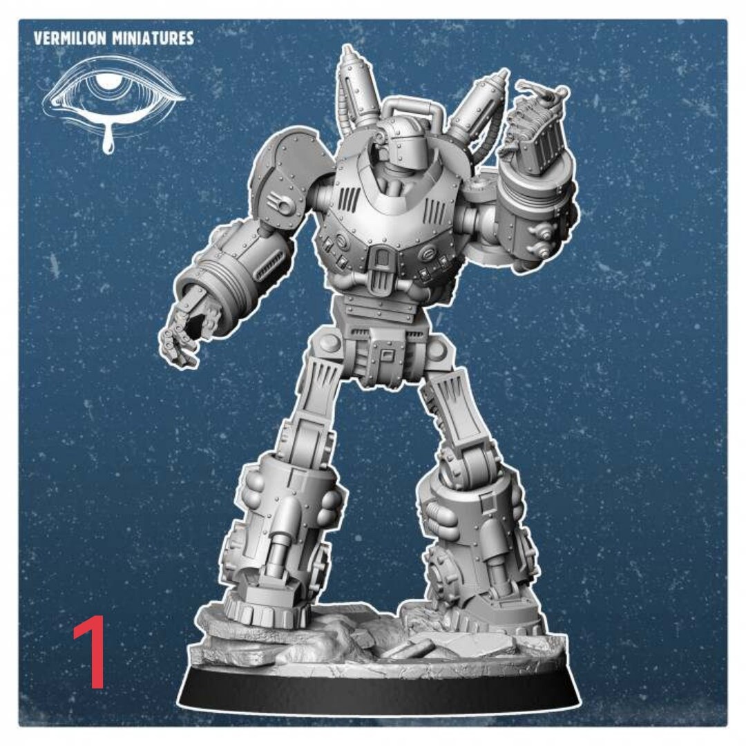 Prime Liberty Robot 3D Printed Post Apo Mini. Resin UV. - Etsy