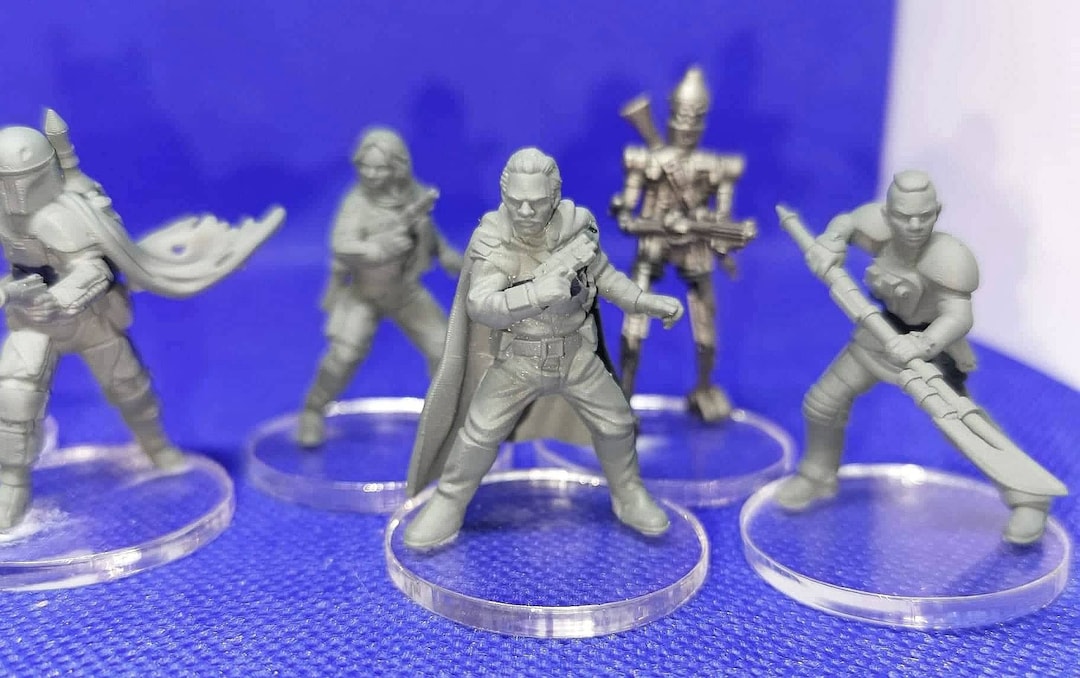 Outer Rim, 8 Models. 3D Printed to Replace Cardboard Hero Pictures ...