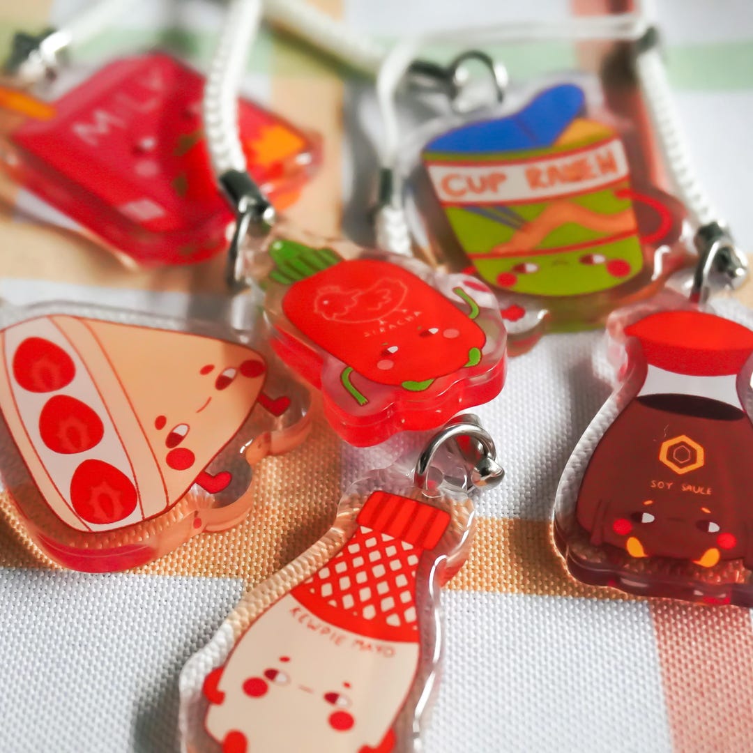 Silly Japanese Foods Phone Charms! - Etsy