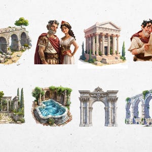 50 Ancient Rome Clipart, Roman Empire Images, Historical Graphics ...