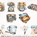 Baking Clipart Watercolor Bundle Transparent PNG File Baking - Etsy