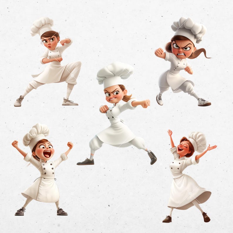 Quirky Chef Clipart Transparent PNG, Funny Kitchen Graphics, Hilarious ...