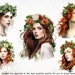 Irish Women Watercolor Clipart, Celtic Woman, Beautiful Irish Lady ...