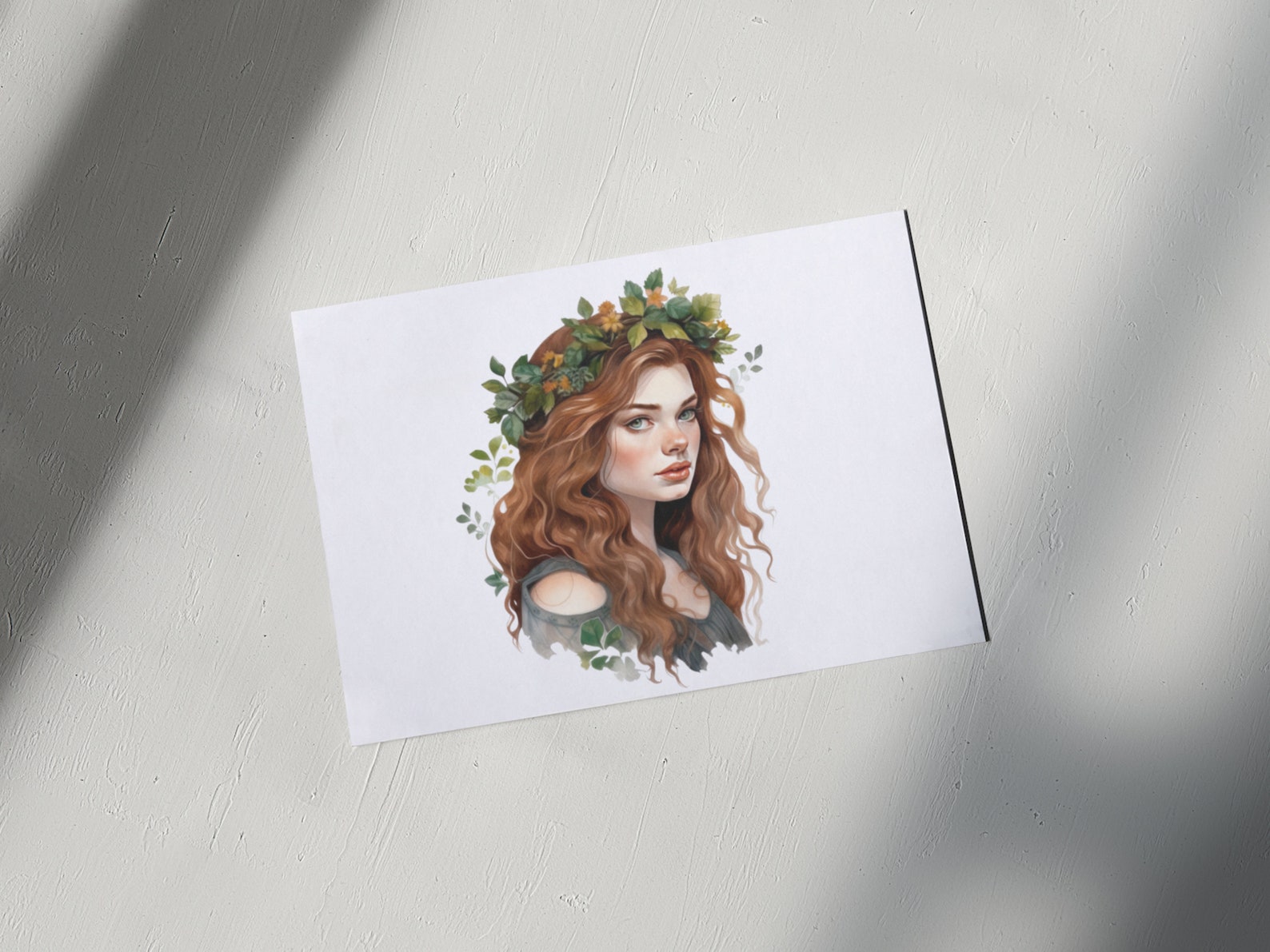Irish Women Watercolor Clipart, Celtic Woman, Beautiful Irish Lady ...