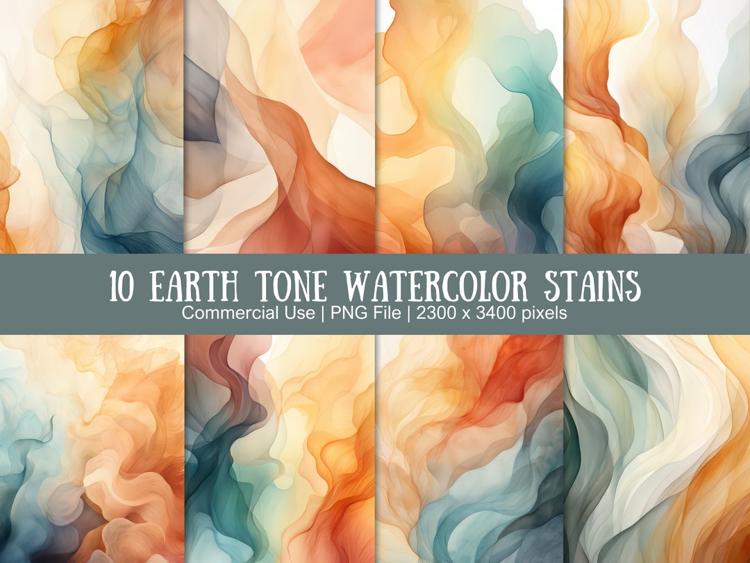 Watercolor Digital Paper Background Abstract Seamless Backdrop ...