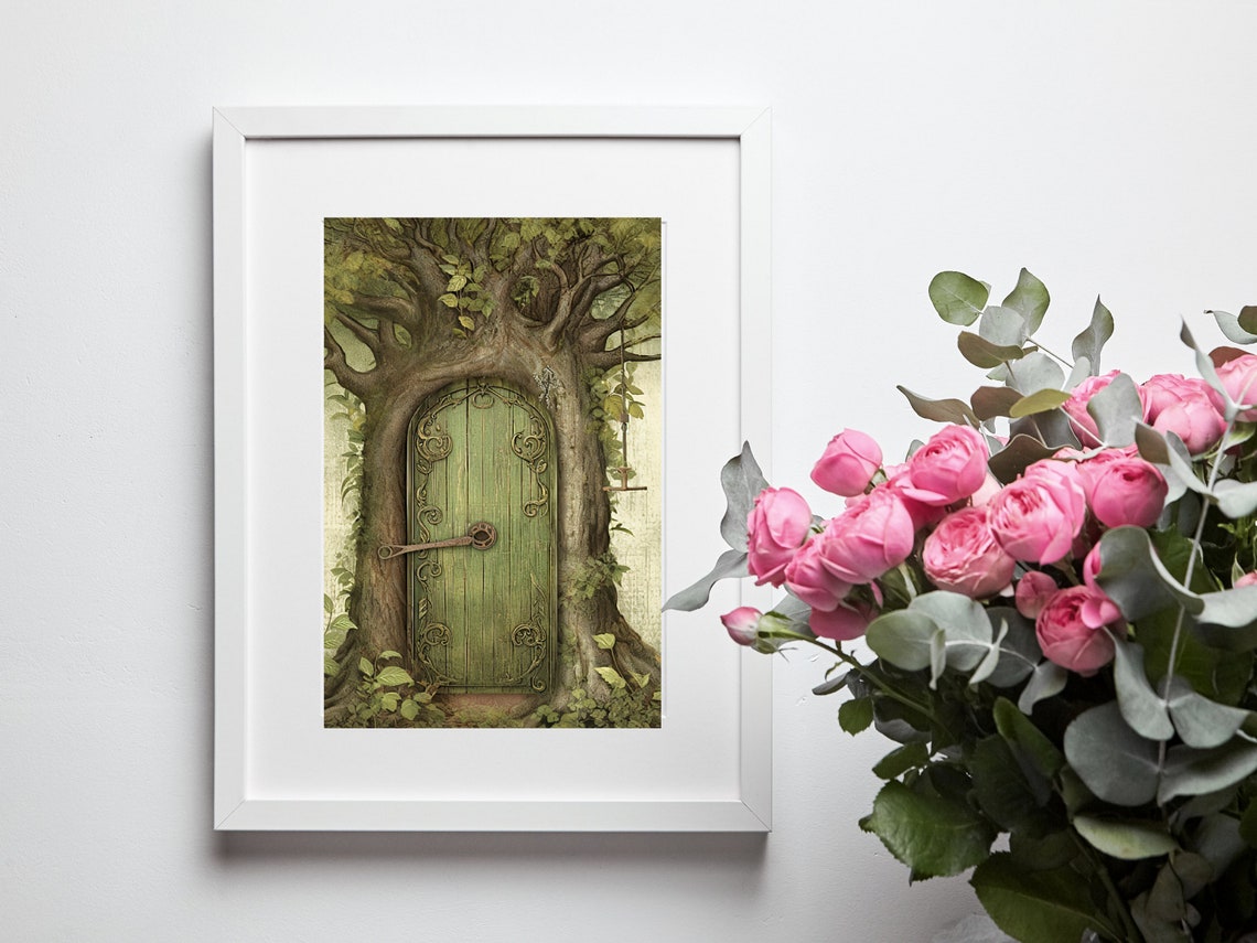 Forest Door Paper Bundle, Natured Themed Projects, Scrapbook and Junk ...