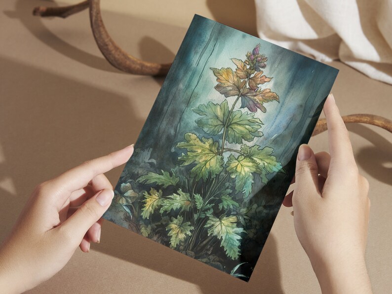 Printable Fantasy Enchanted Forest Digital Paper, Magical Mystery ...