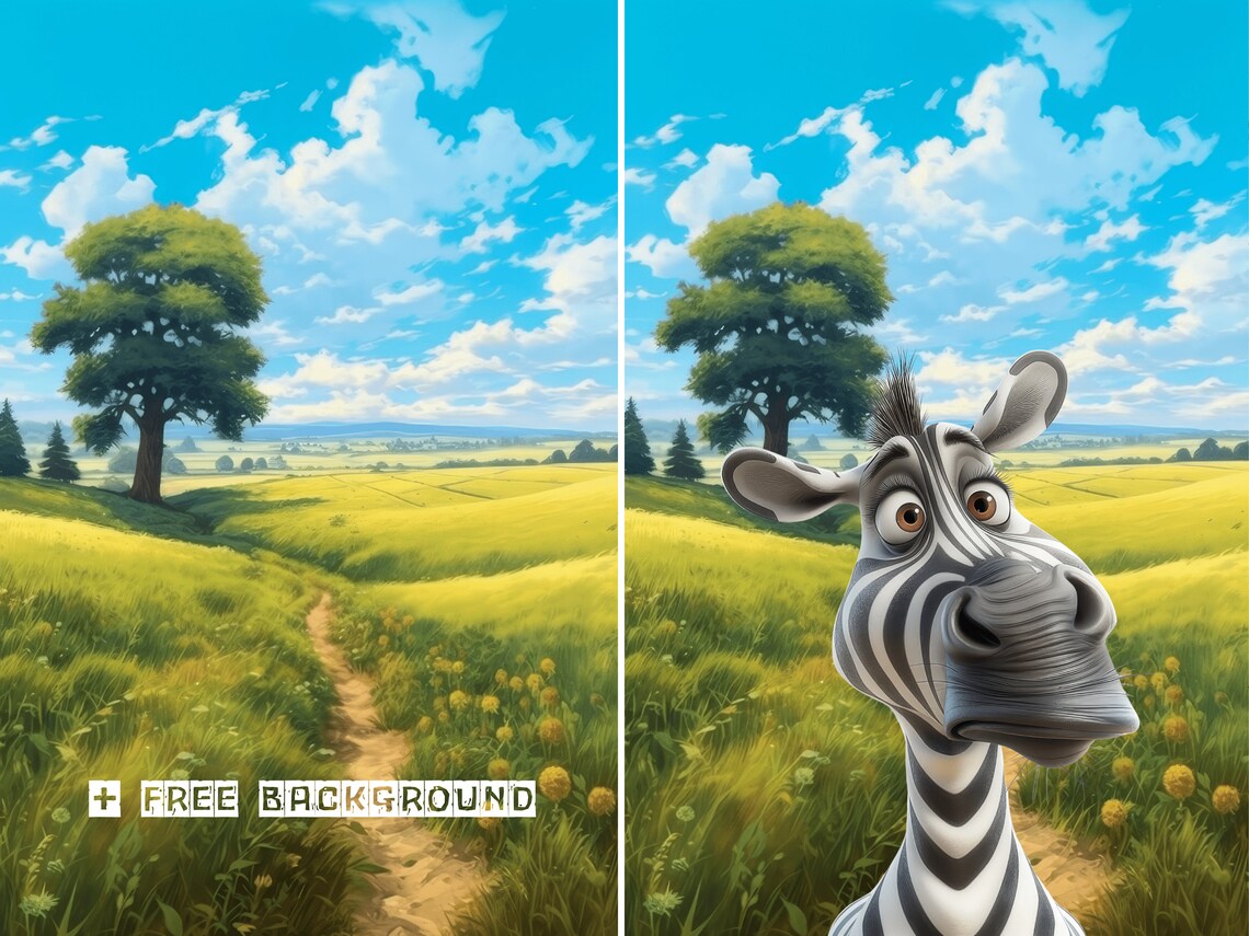 Funny and Humorous Zebra Clipart Bundle, Whimsical Comic Zebras, Funny ...