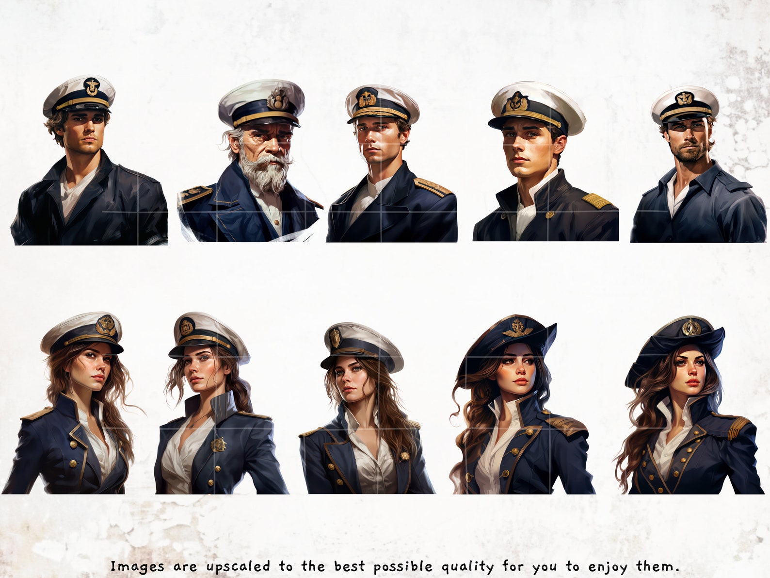 High Quality Graphics, Ship Captain, Coastal Clipart, Maritime Clipart ...