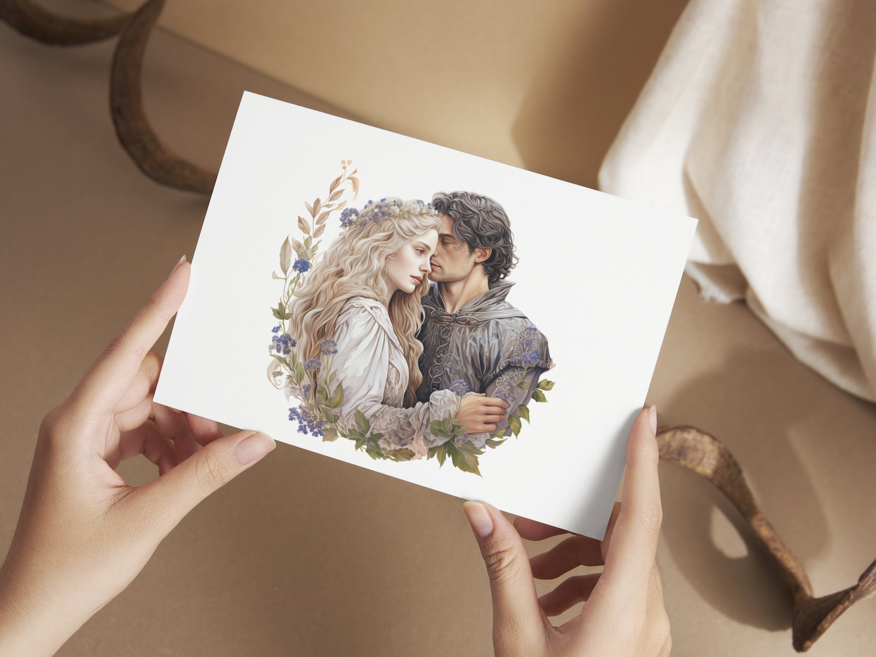 Medieval Romance Clipart Bundle, Love in the Middle Ages, Medieval King ...