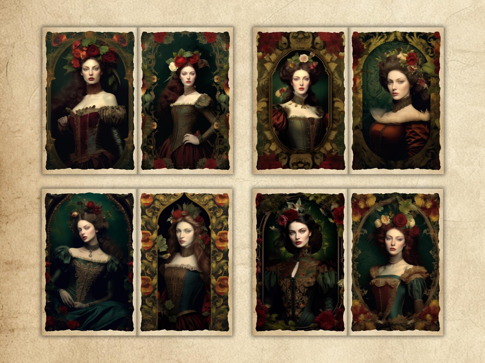 Printable Medieval Paper Bundle Royalty-themed Papers for Junk Journals ...