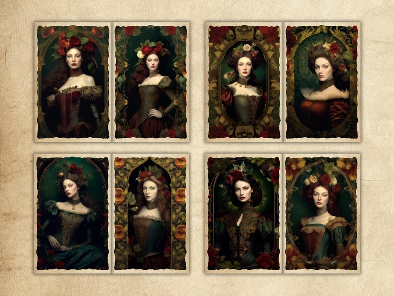 Printable Medieval Paper Bundle Royalty-themed Papers for Junk Journals ...