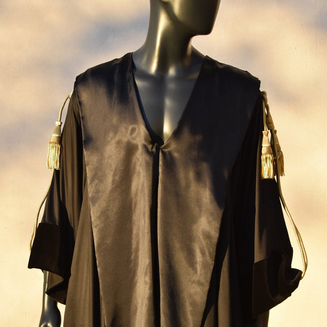 Lawyer Robe With Cord. Dress Lawyer. Barrister Attire for Law Firm and ...