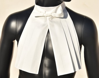Court Bib With Jabot. Made in Italy. Lawyer Neck. Lawyer Jabot ...