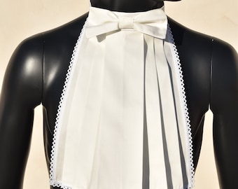 Court Bib With Folds. Court Bib With Jabot. Lawyer Neck. Lawyer Jabot ...