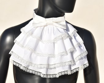 Court Bib With Folds. Court Bib With Jabot. Lawyer Neck. Lawyer Jabot ...