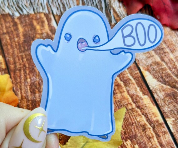 Cute Spooky Ghost BOO Sticker Kawaii Cute Pastel Goth - Etsy