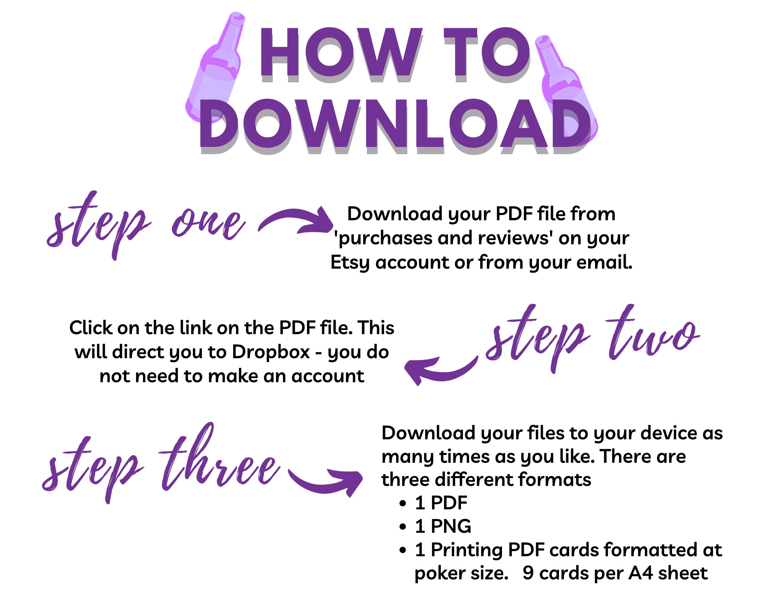 DRINKING CARD BUNDLE | Digital Adult Drinking Card Game | 202 Cards ...