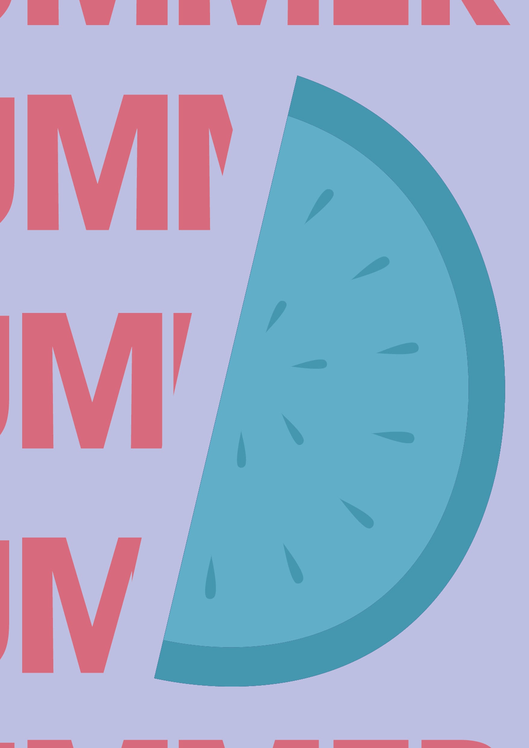 Watermelon, Summer Poster - Etsy