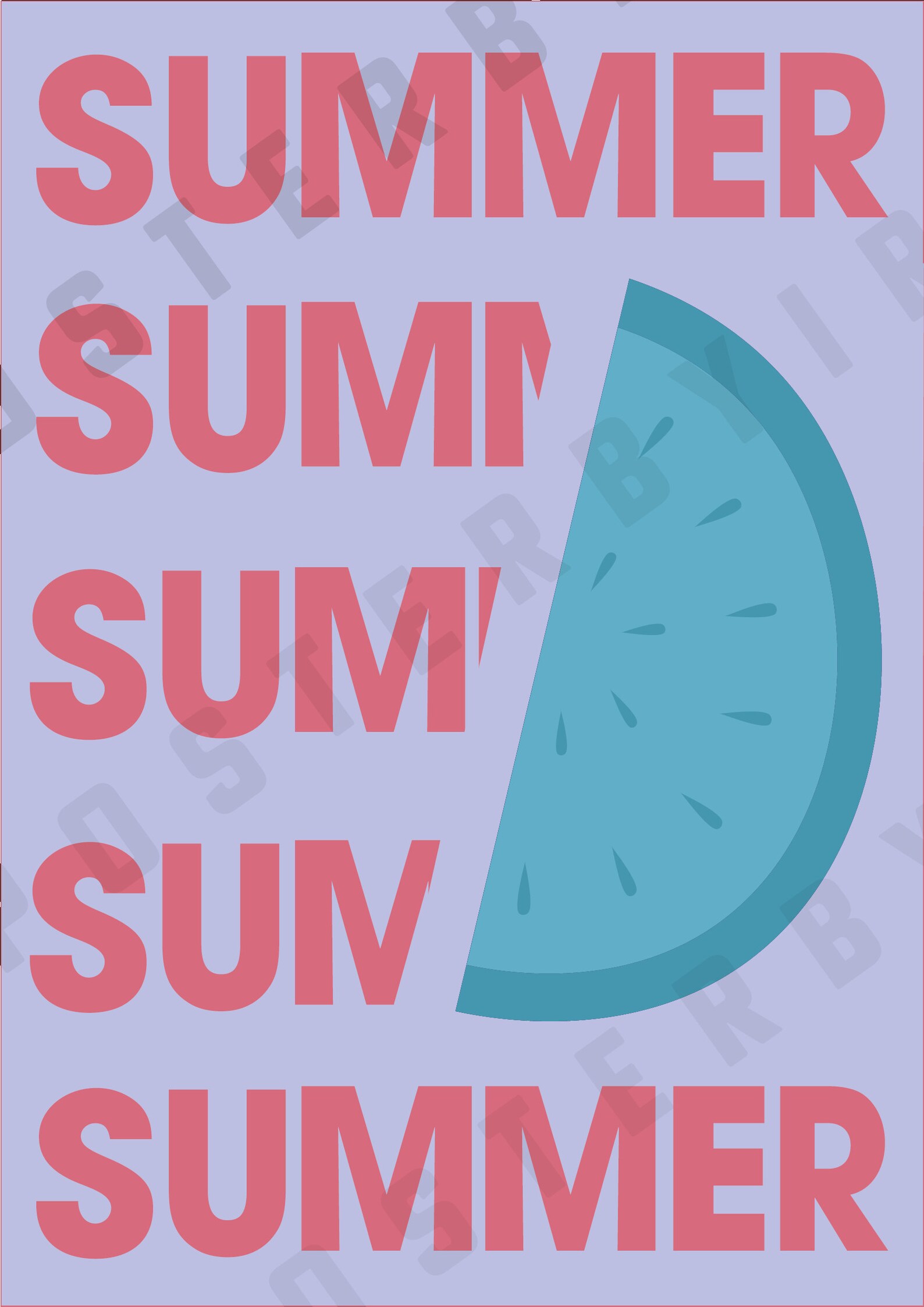 Watermelon, Summer Poster - Etsy