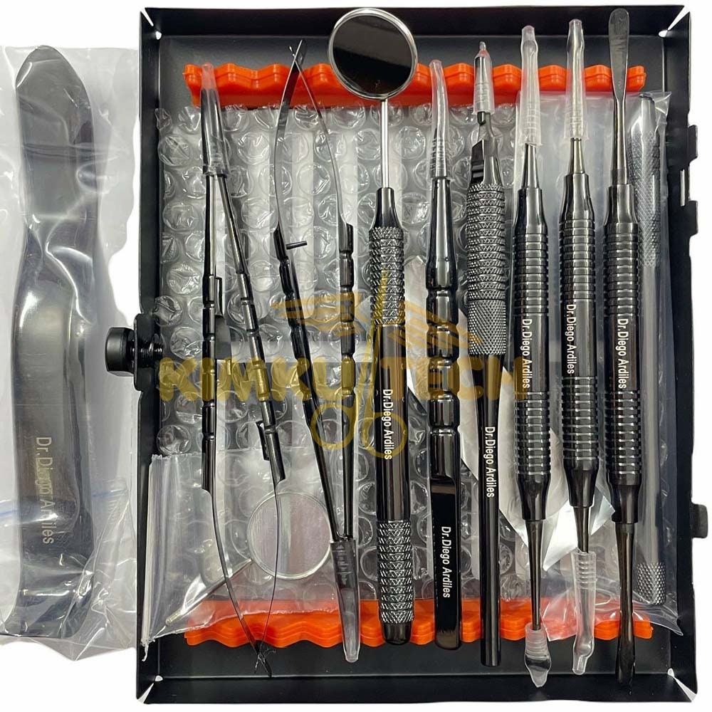 Dental Micro Oral Surgery Instruments Kit Black Surgical - Etsy