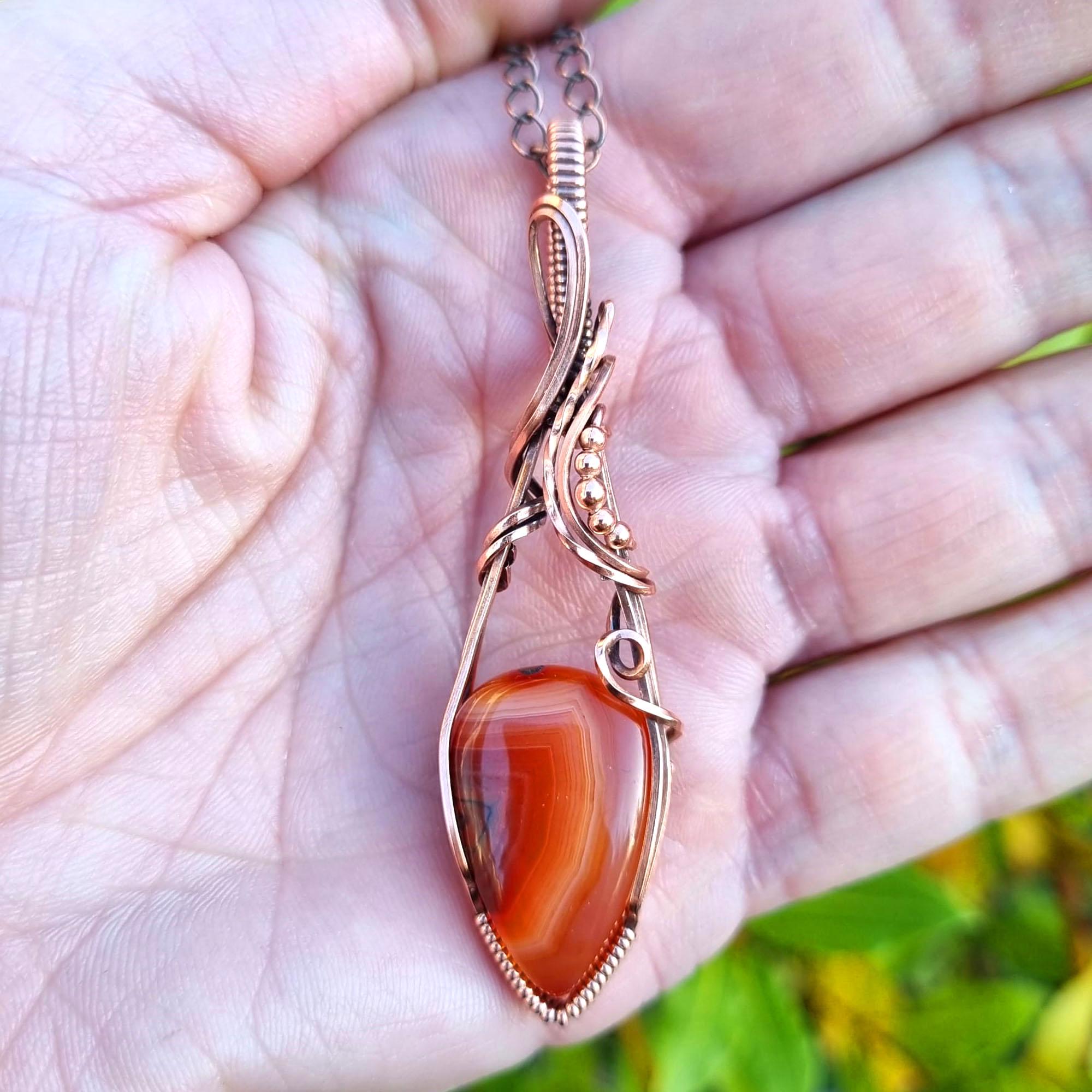 Beginner Wire Wrapping Copper Jewelry Tutorial Betty Pendant Tutorial ...