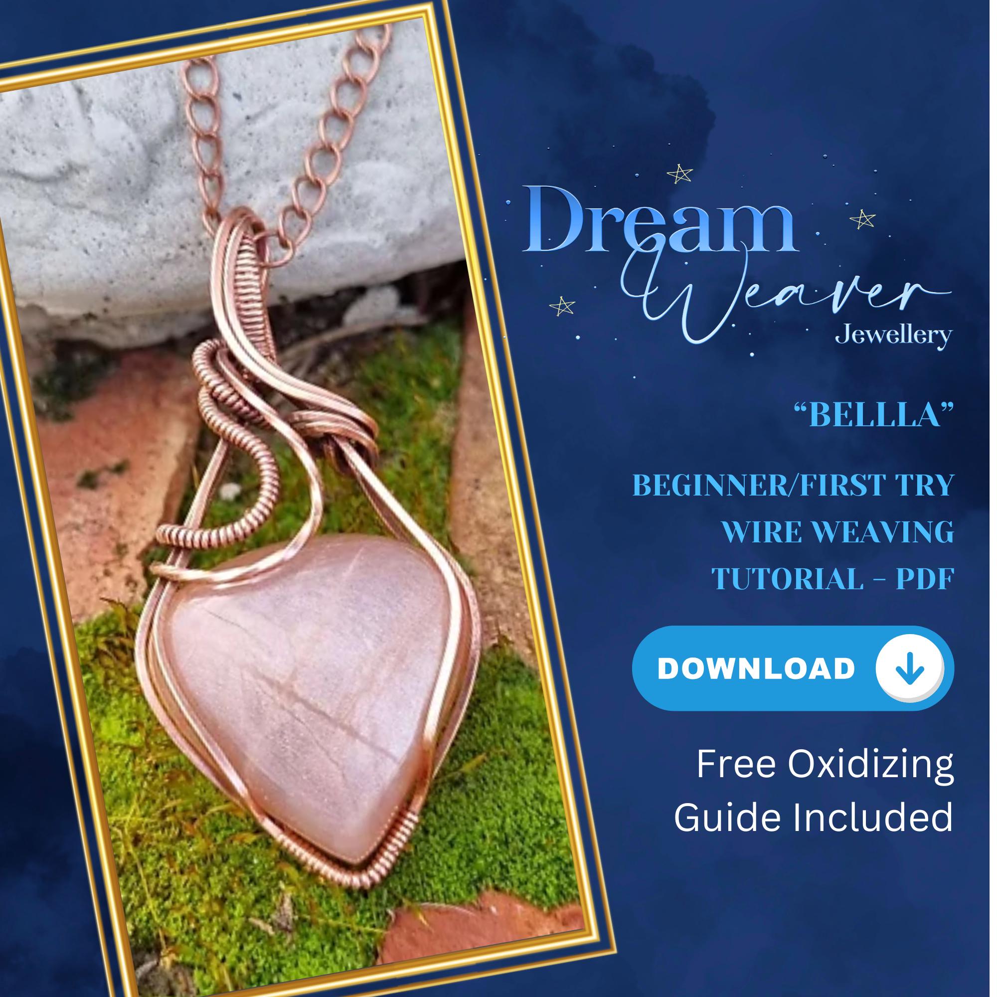 Beginner Wire Wrapping Jewelry Tutorial Bella Pendant Tutorial PDF ...