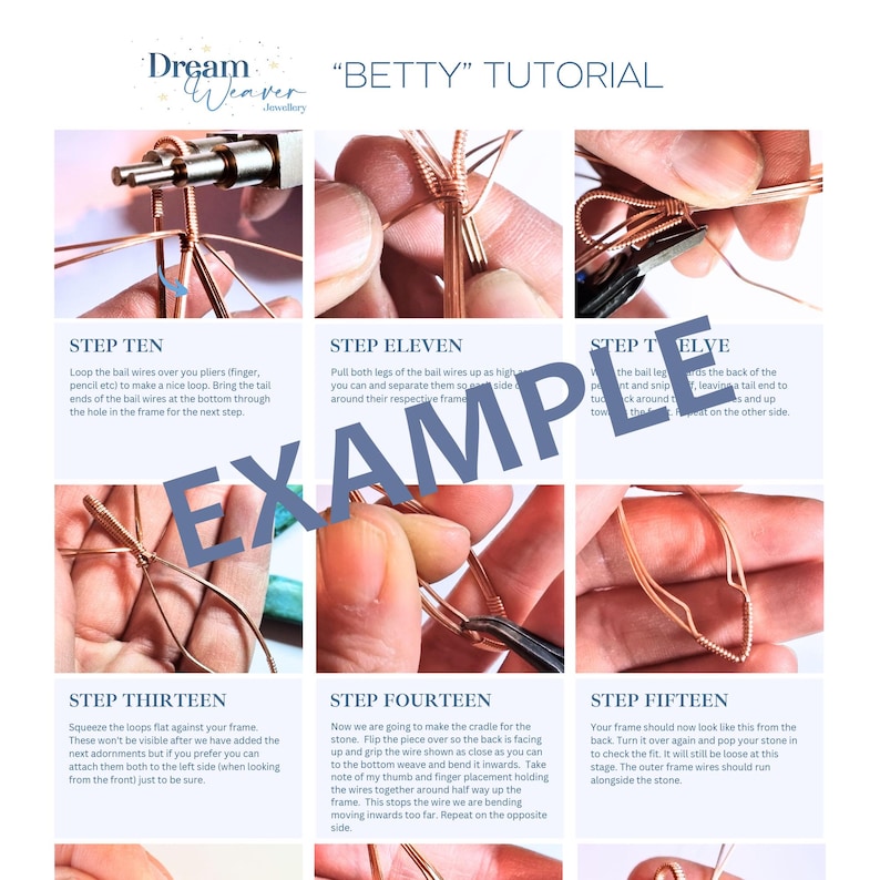 Beginner Wire Wrapping Jewelry Tutorial Bella Pendant Tutorial PDF ...