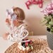 2- Wooly Words, Kids Decor, Wire Art, Children’s Cake Toppers , Knitted ...
