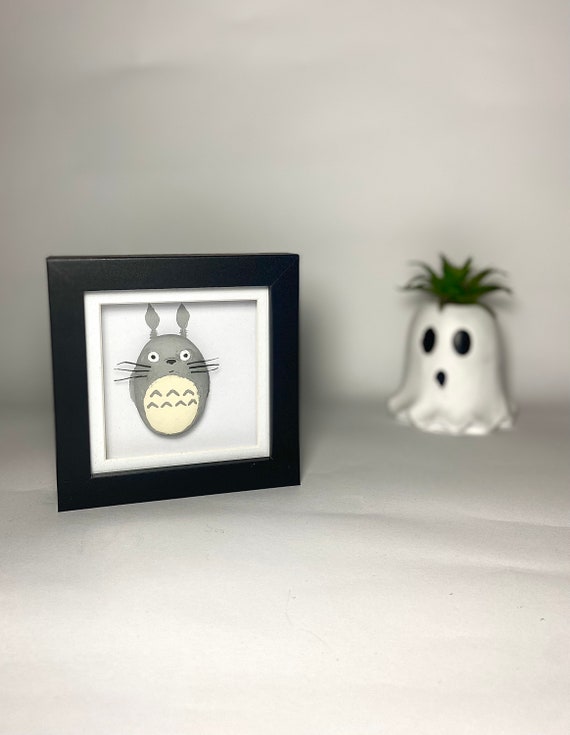 My Neighbour Totoro Studio Ghibli Pebble Art Frame Anime - Etsy