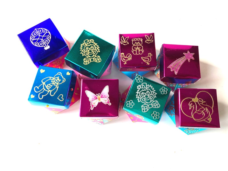 Paper Gift Boxes Already Made Black and White Geometric Shapes Set of 7 ...