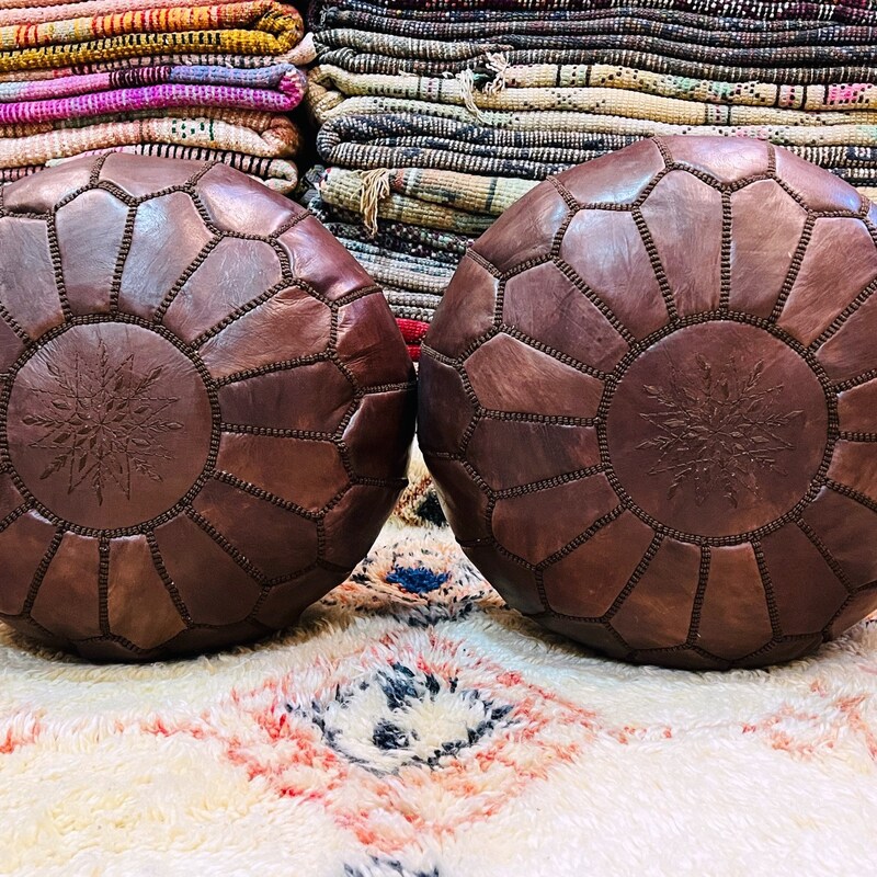Moroccan Pouf - Etsy