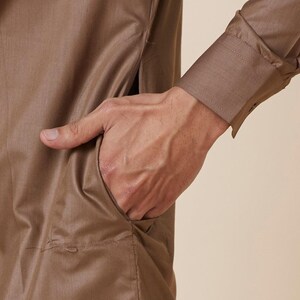 Brown Pathani Kurta Shalwar for Men | Brown Color Shalwar Kameez ...