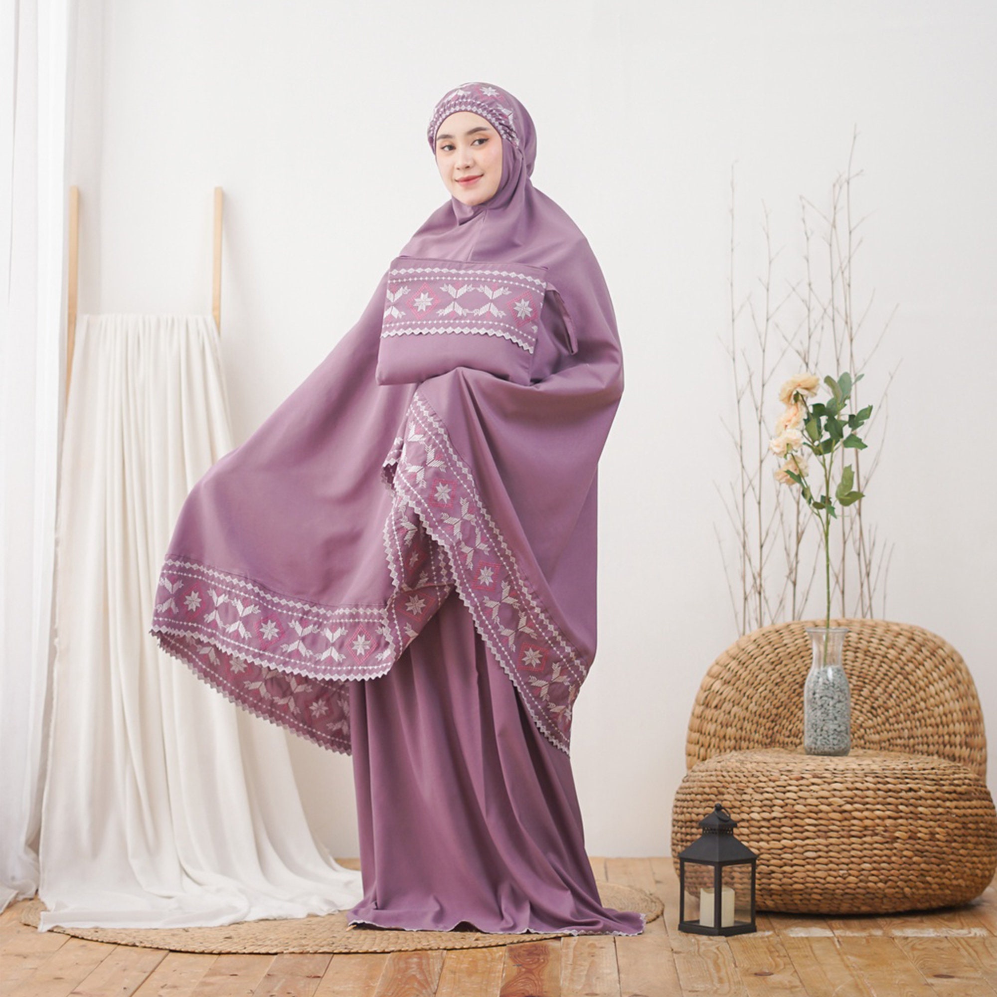 Songket Mukena, Mukena Prayer, Muslim Prayer Set, Prayer Dress for ...