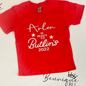Butlins Family T-shirt Ready to Butlins Personalised Novelty Holiday ...