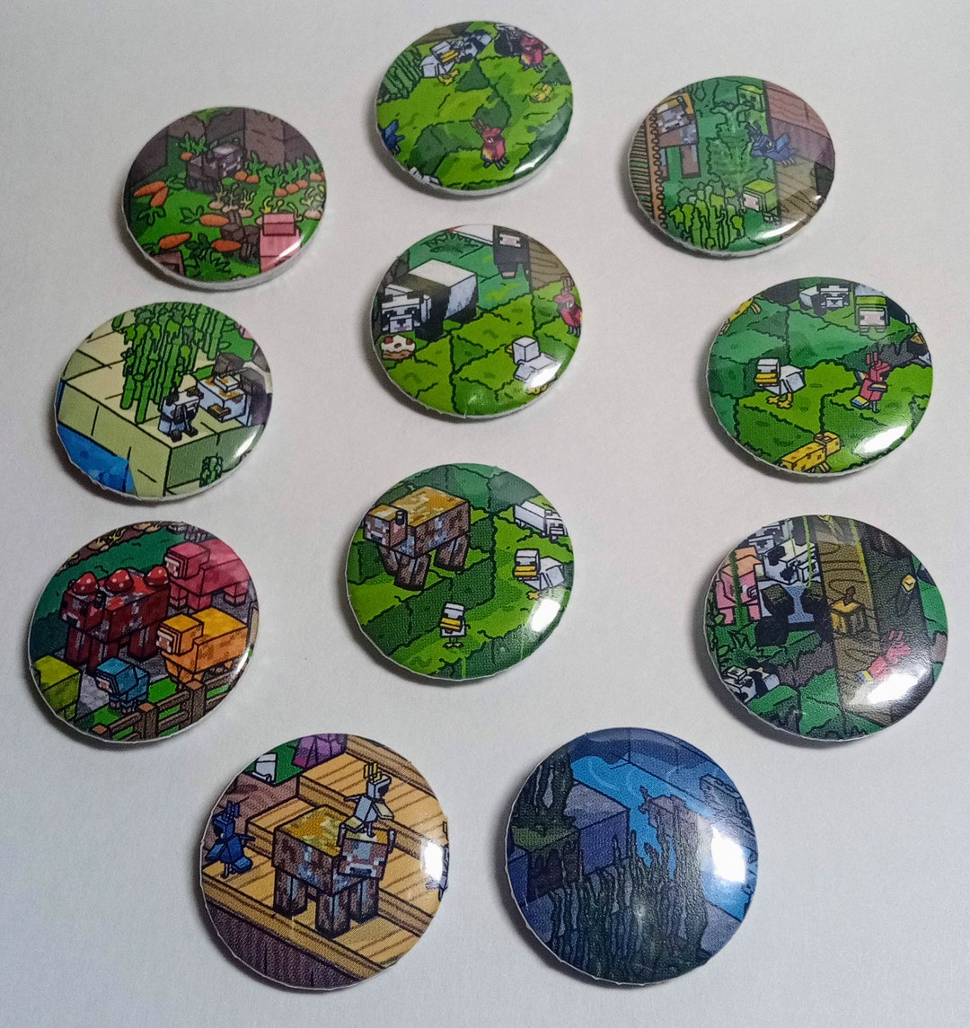 Minecraft Mini Pin Set - Etsy