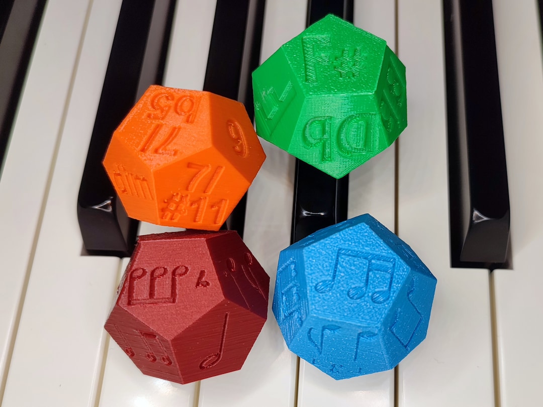 STL File Musician Cube Scale Rhythm Music Teacher Gadget Gift - Etsy