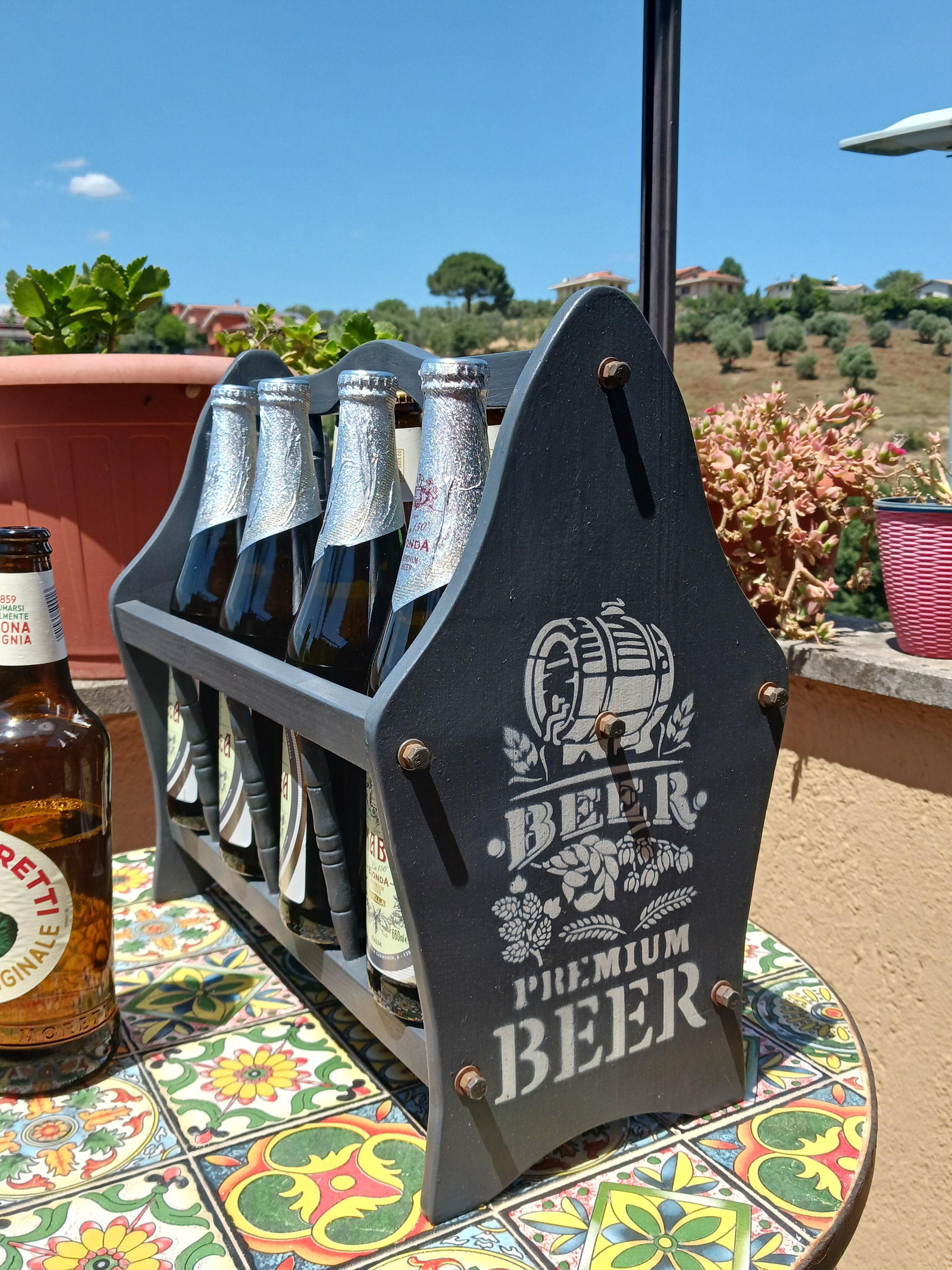 Beer Caddy - Beer Holder - Etsy