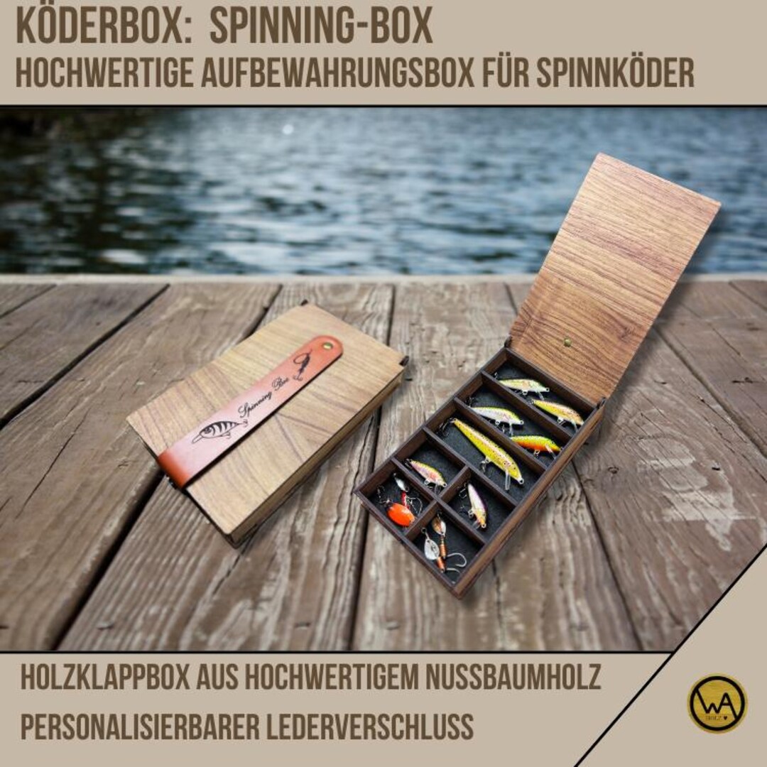 Bait Box, Spin Fishing, Folding Box for Anglers, Spinning Bait Box ...
