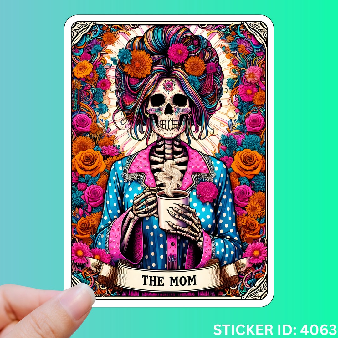 The Mom Tarot Card Sticker Mother Sticker Tarot Sticker Book Sticker ...