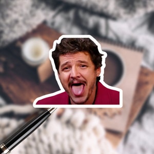 Pedro Pascal, Pedro Sticker, Actor Sticker, Custom Sticker, Zaddy ...