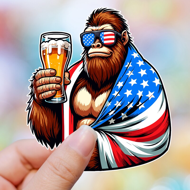 Sasquatch Sticker - Etsy